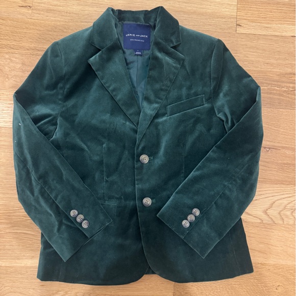 Janie and Jack | Jackets & Coats | Janie And Jack Boys Green Velvet ...